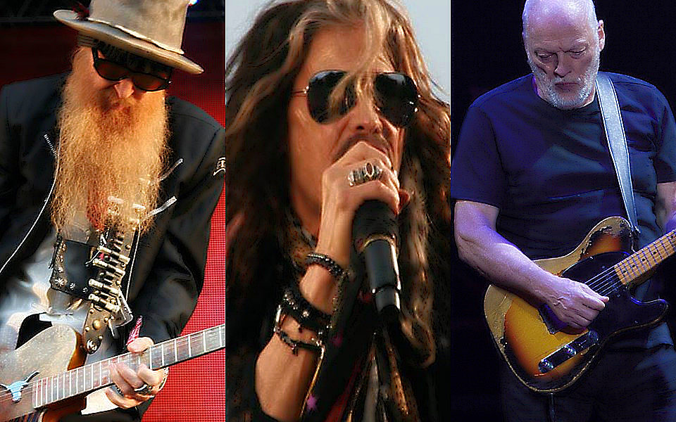 David Gilmour, Billy Gibbons, Steven Tyler, Johnny Lang, John Mayall ...
