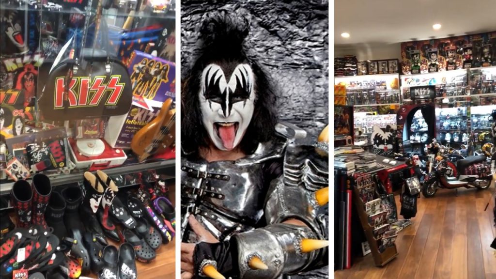 Sjekk Gene Simmons filmklipp over enorme mengder oppsamlede Kiss ...