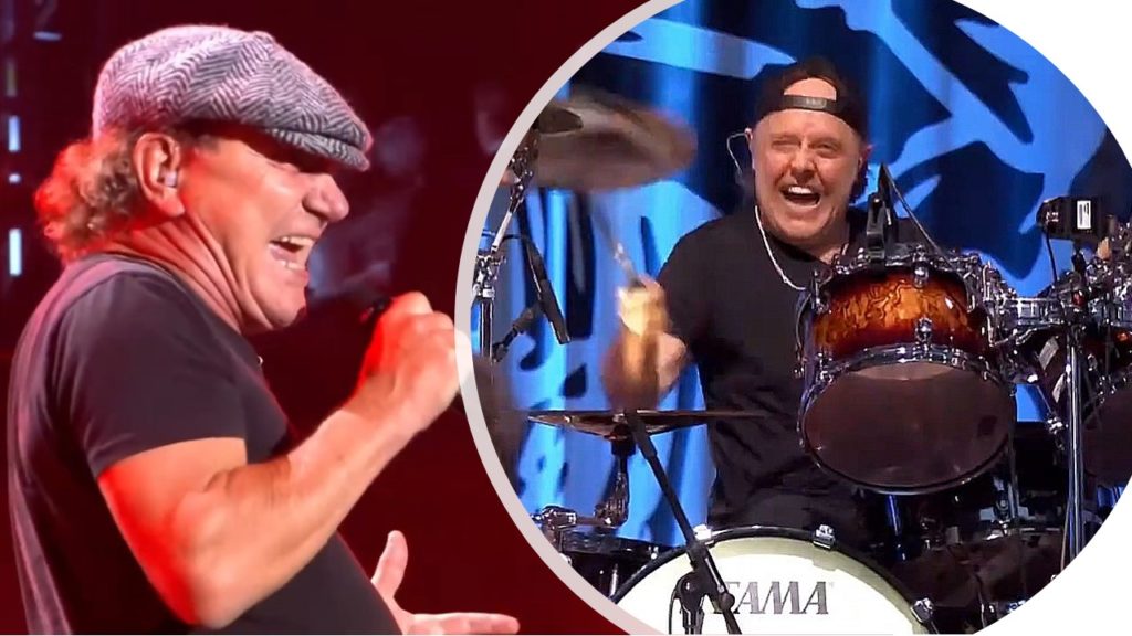 Se Brian Johnson (AC/DC), Lars Ulrich (Metallica) og Foo Fighters ...