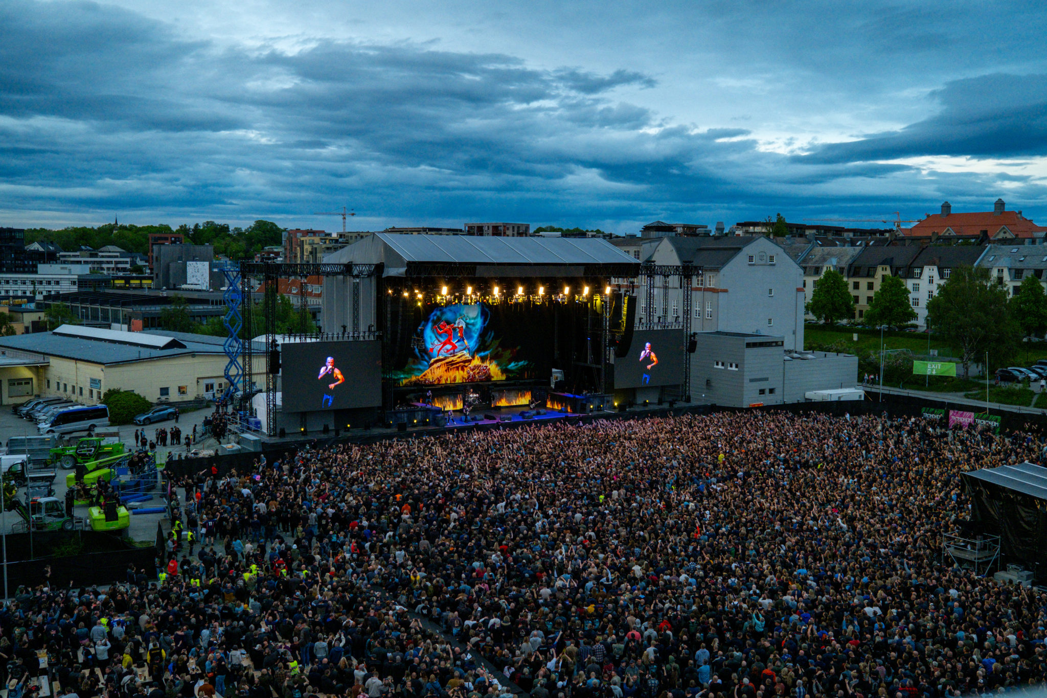 Iron Maiden leverte et episk show – Eddie trollbandt Trondheim – Rockman